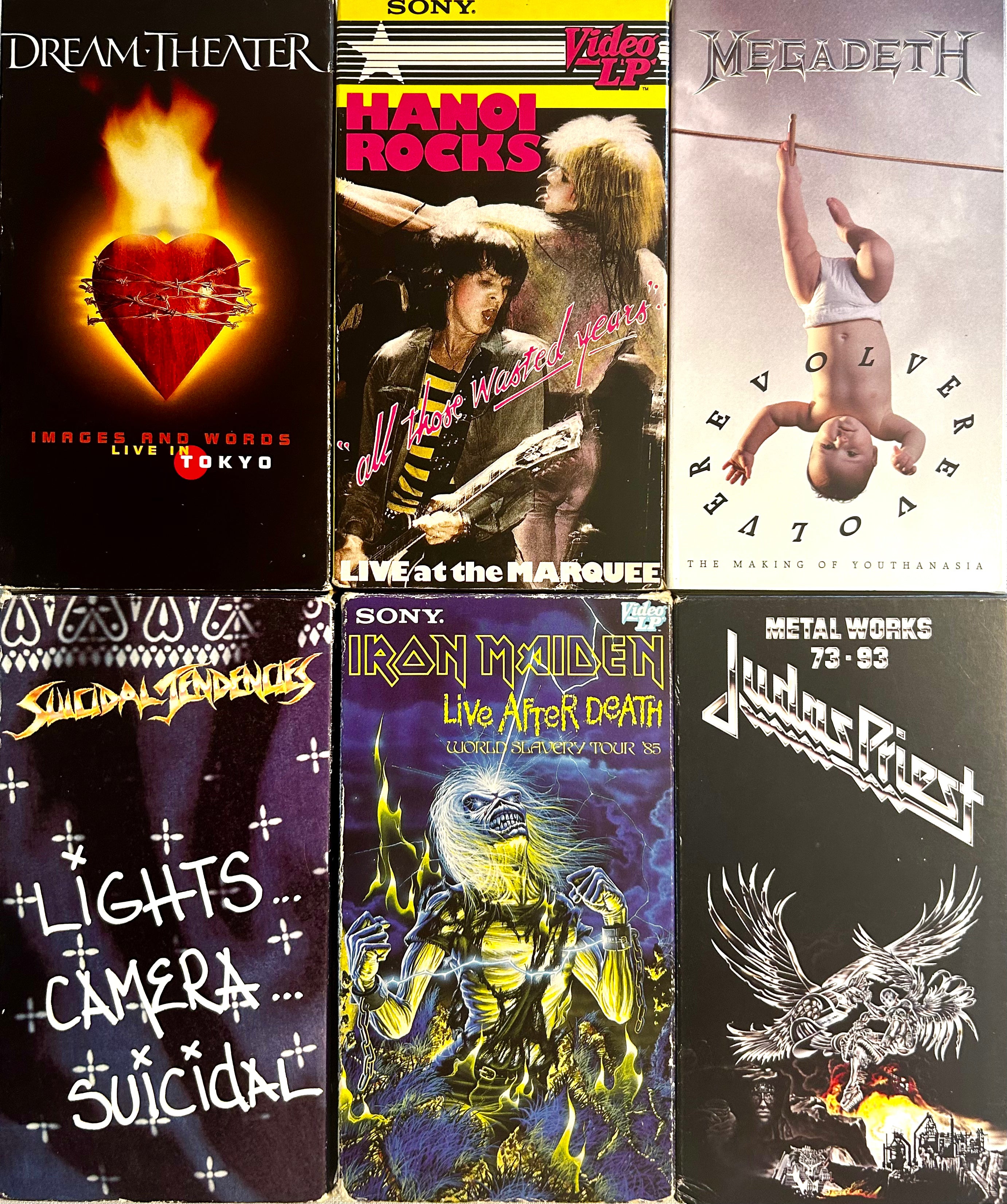 Hard Rock & Metal VHS Music Videos – PlaybackTapes