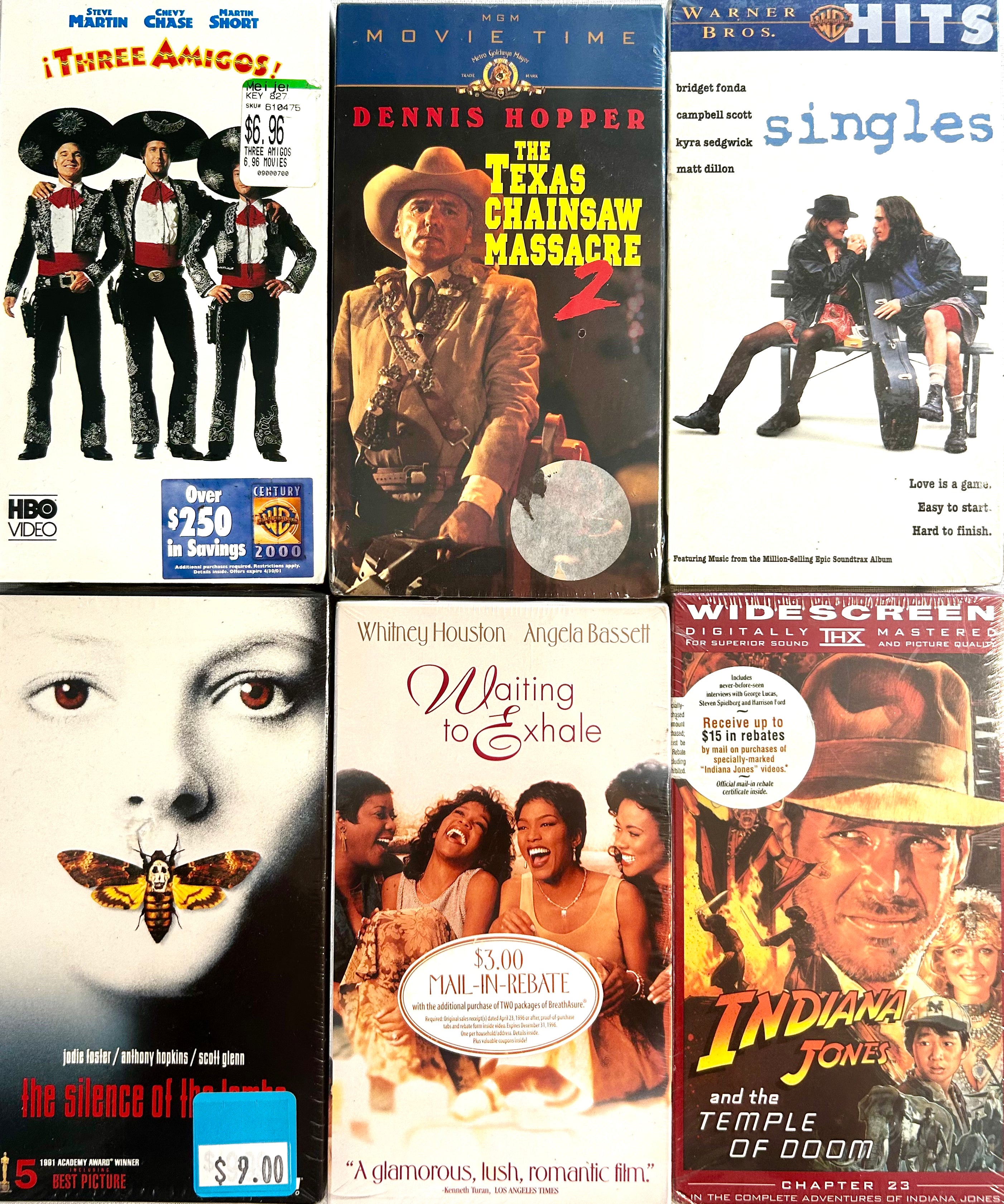 Assorted New & Sealed VHS Movies – PlaybackTapes