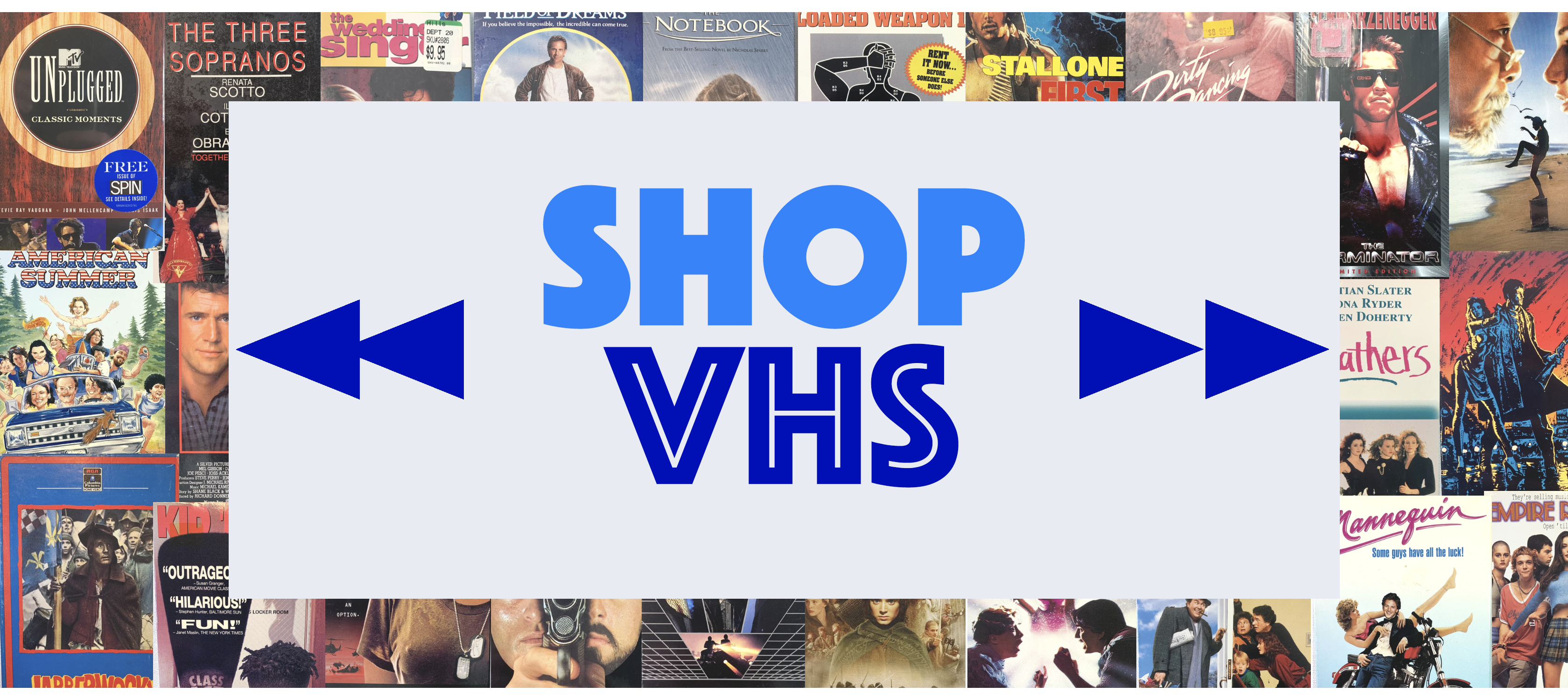 Vintage & New Cassette Tapes + VHS Videos | Retro Music & Film Collect ...